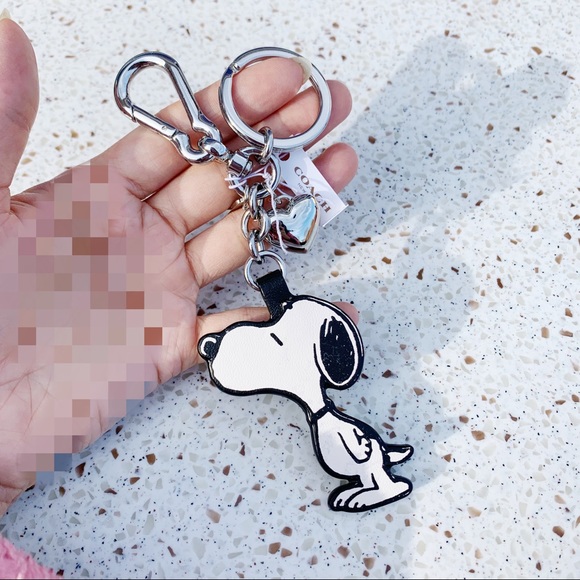Coach | Accessories | Nwt Coach Peanut Snoopy Charm Key Fob | Poshmark